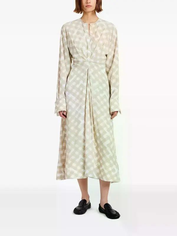 Proenza Schouler Keria Midi Dress - Neutrals