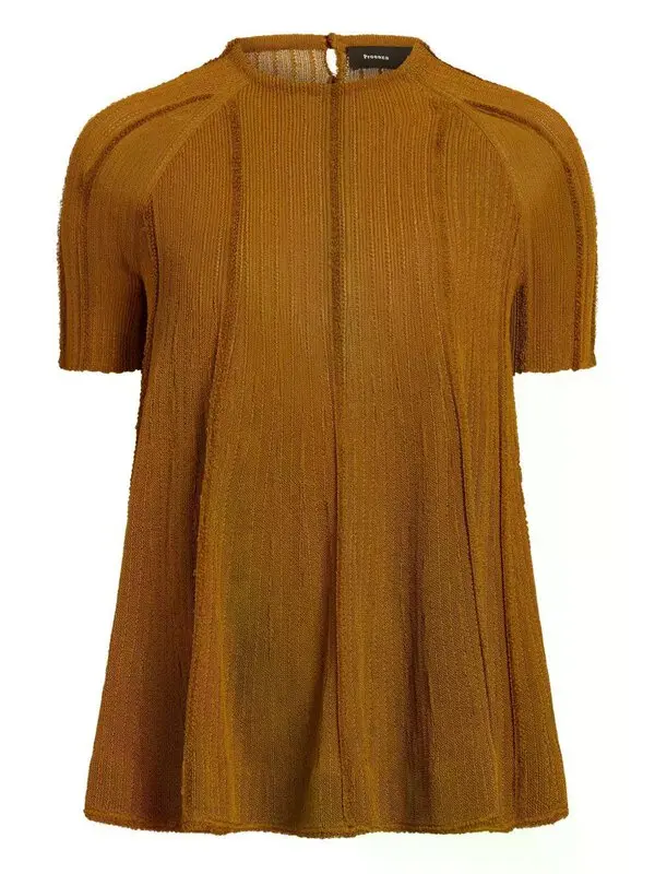 Proenza Schouler Tavia Knitted Top - Green