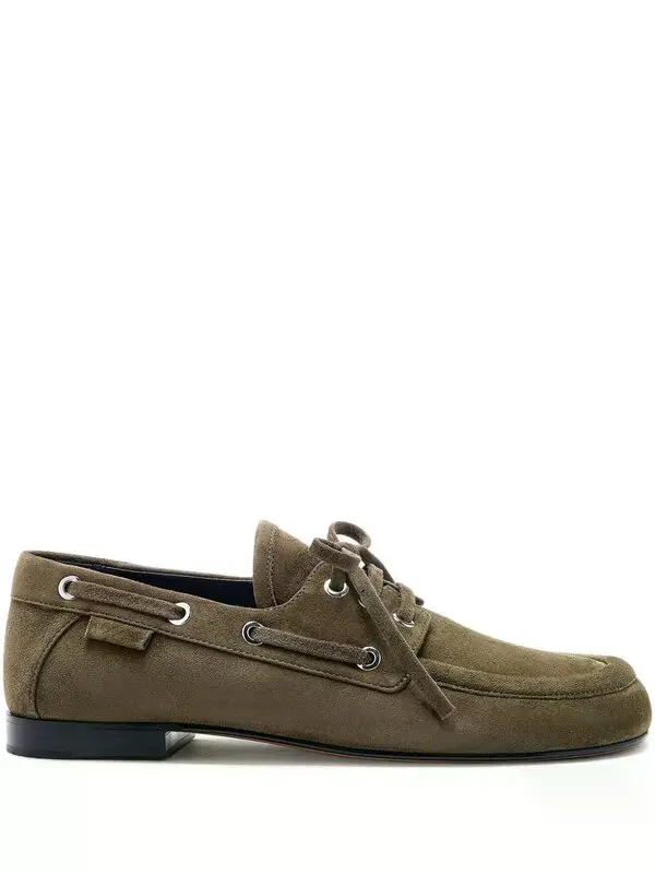 Proenza Schouler Leather Loafers - Green