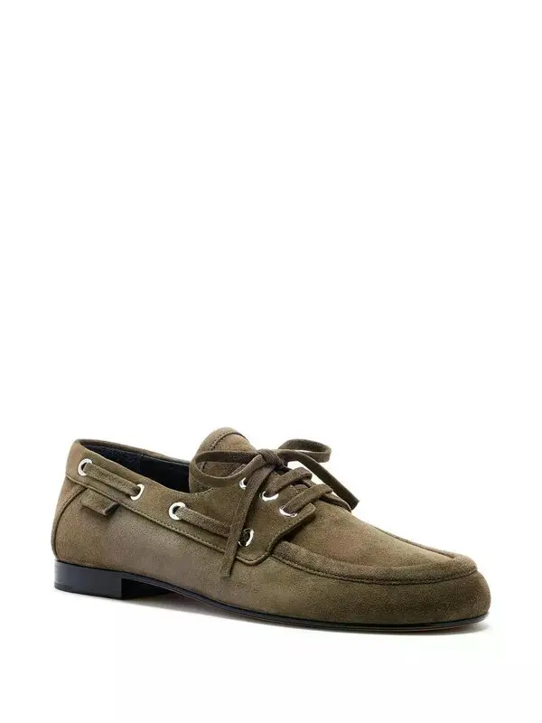 Proenza Schouler Leather Loafers - Green