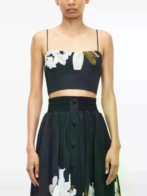 Adam Lippes Bex Top - Black