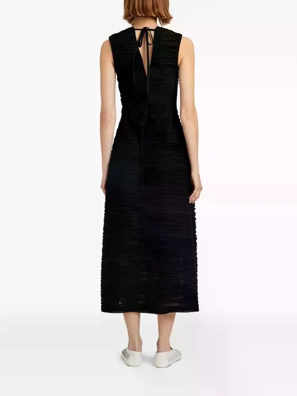 Proenza Schouler White Label Ruffled Midi Dress - Black