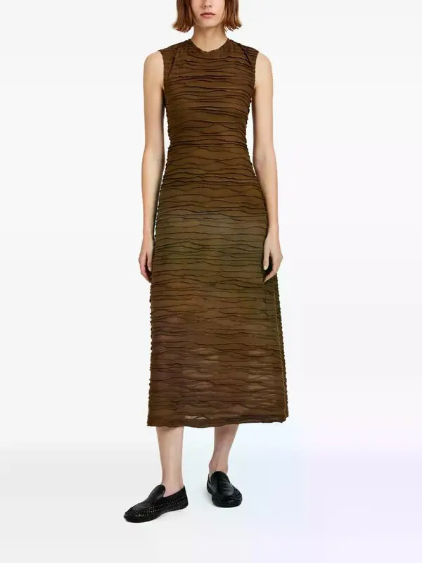 Proenza Schouler White Label Laura Midi Dress - Brown