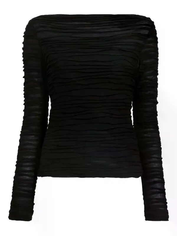 Proenza Schouler White Label Ruched Long-sleeve Top
