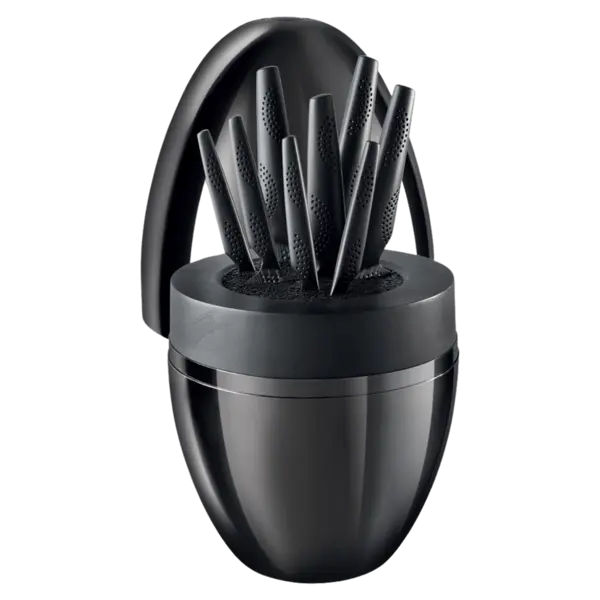 CUISINE::PRO Id3® Samurai The Egg 9-piece Knife Block - Black