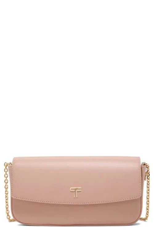 Tumi Belden Leather Wallet On A Chain - Blush
