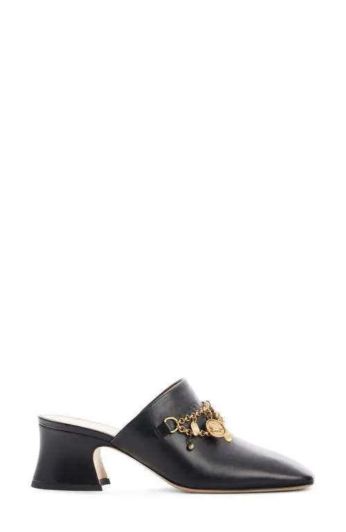 Chloé Charms Leather Mule
