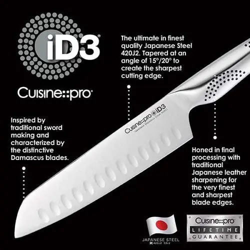 CUISINE::PRO® Id3® 5in Try Me Santoku Knife