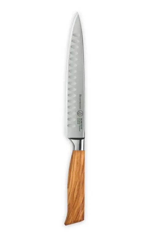 MESSERMEISTER Elite 8 Inch Kullenschliff Carving Knife - Oliva