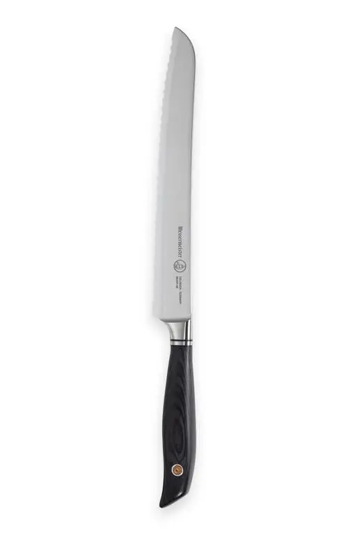 MESSERMEISTER Smith Scalloped Slicing Knife 8.5 Inches - Black