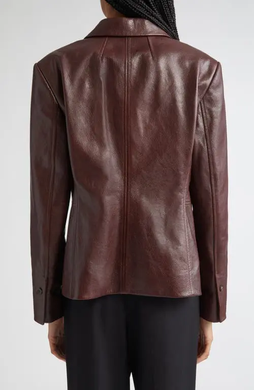 FERRAGAMO Tailored Leather Blazer