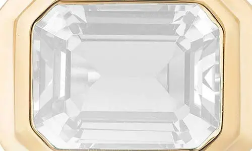 Goshwara Manhattan Emerald Cut Ring - White