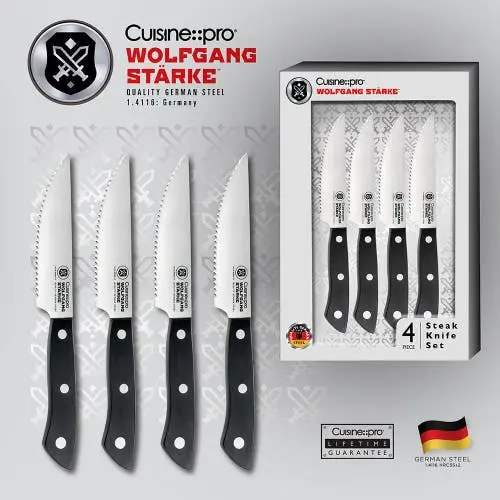 CUISINE::PRO Wolfgang Starke 4-piece Steak Knife Set