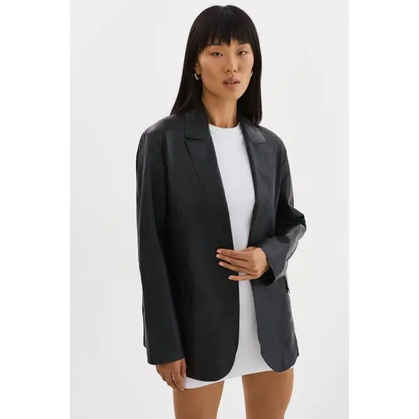 LAMARQUE Quirina Leather Blazer