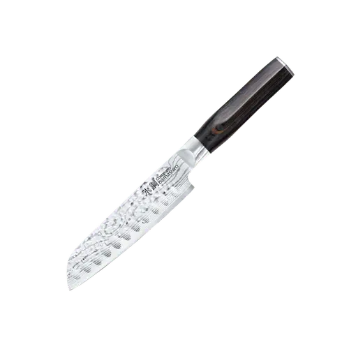 CUISINE::PRO Damashiro Emperor® 5" 'try Me' Santoku Knife - Silver
