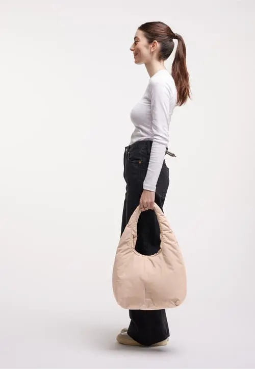 GOT BAG Cloud Shoulder Bag - Pearl