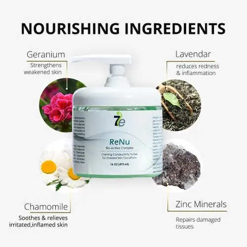 7E WELLNESS Microcurrent Conductivity Gel Bundle For Aging & Stressed Skin
