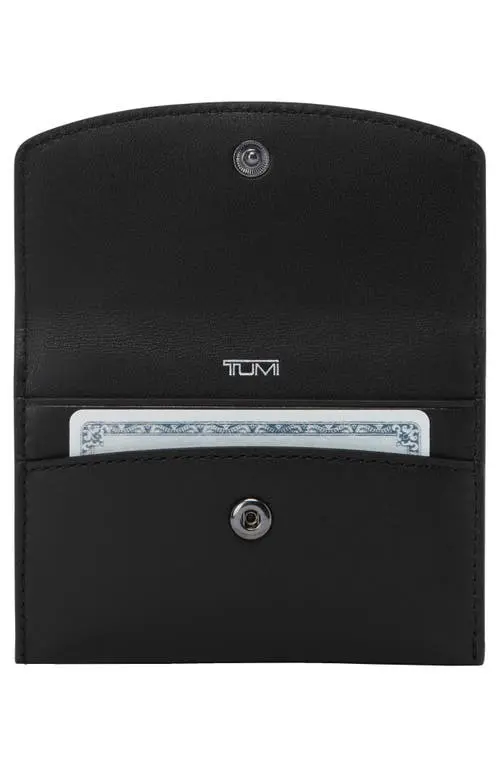 Tumi Leather Flap Card Case