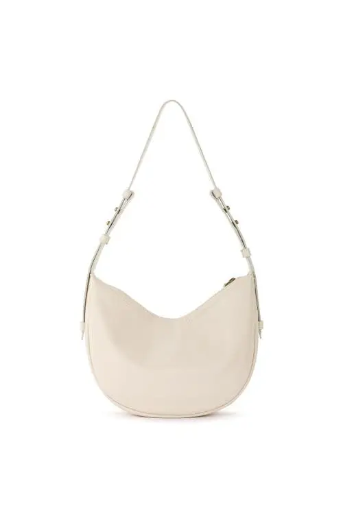 THE SAK Tess Studded Leather Shoulder Bag - Stone