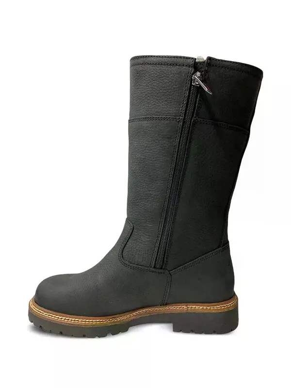 OLANG Leather Zip-up Boots
