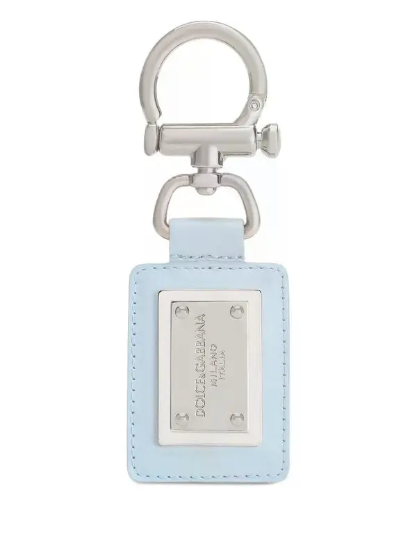 Dolce & Gabbana Leather Keyring - Blue