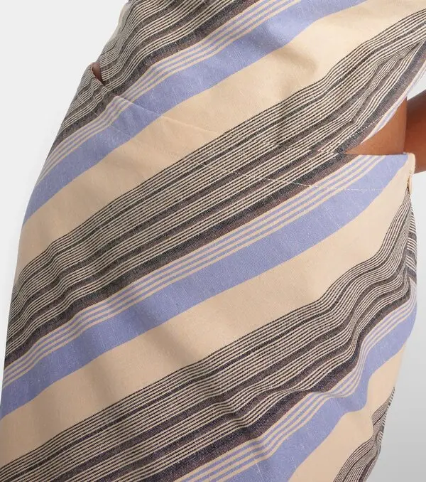 Faithfull The Brand Elise Cotton And Linen Maxi Skirt