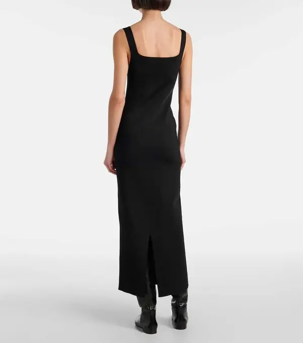 Khaite Dixi Knitted Midi Dress