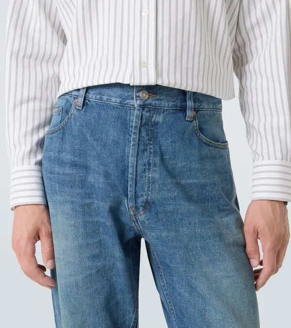Saint Laurent Mick Mid-rise Straight Jeans