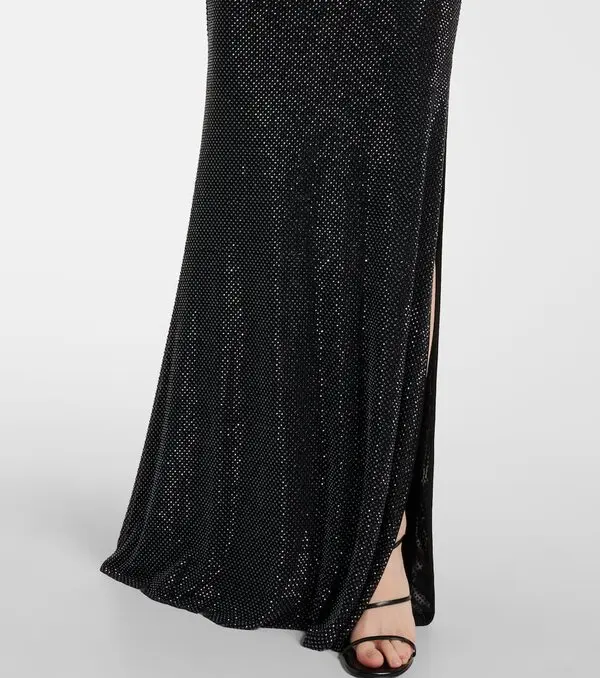SELF-PORTRAIT Rhinestone Lace-trimmed Gown