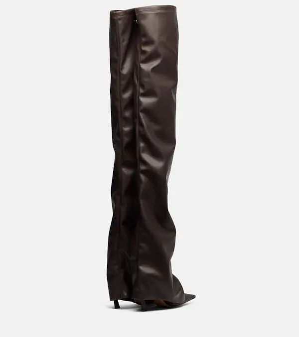 Attico Robin Over-the-knee Boots - Brown