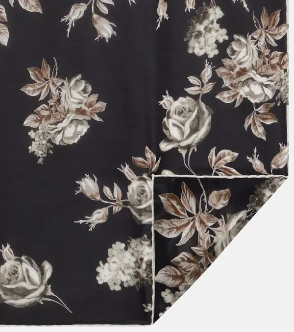 Magda Butrym Floral Silk Scarf