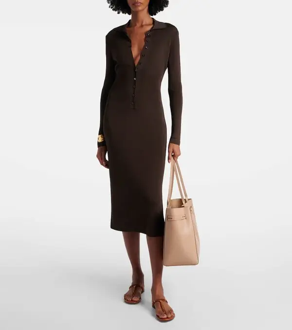 TOM FORD Braided Leather Thong Sandals