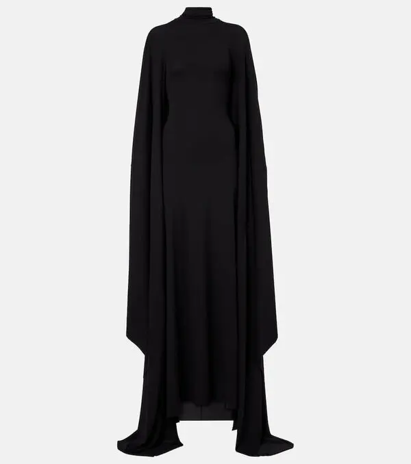 Balenciaga Caped Jersey Gown