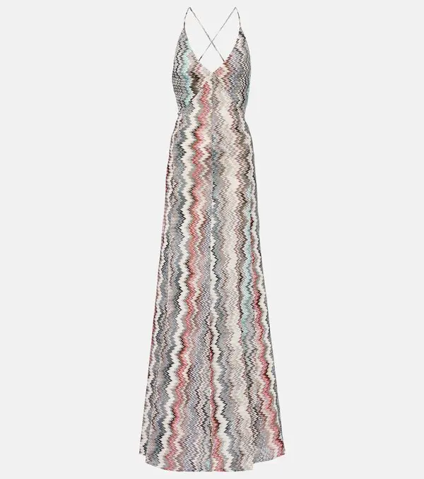 Missoni Zig Zag Maxi Dress - Multicoloured
