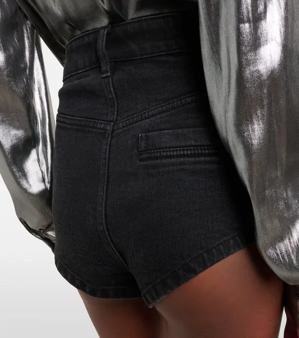 SELF-PORTRAIT Denim Shorts