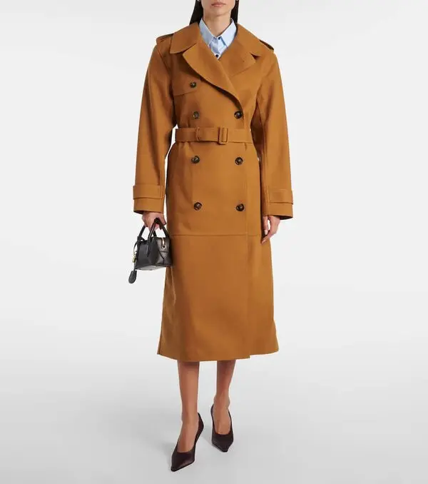 Stella McCartney Double-breasted Belted Coat