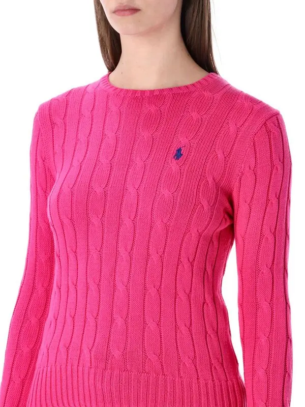 Polo Ralph Lauren Cable Knit Sweater - Fuchsia