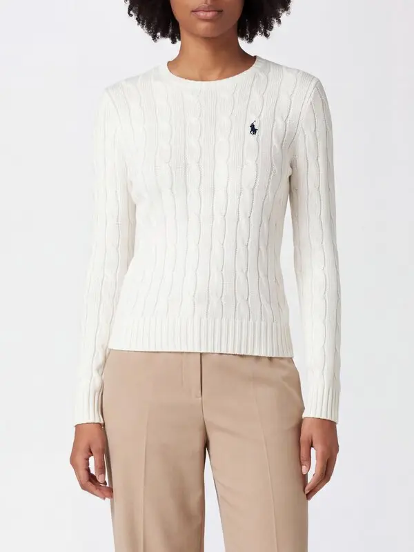 Polo Ralph Lauren Cable Knit Sweater - White