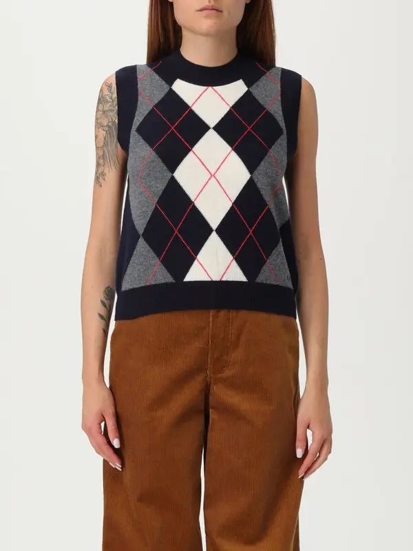 A.p.c. Argyle Knit Waistcoat