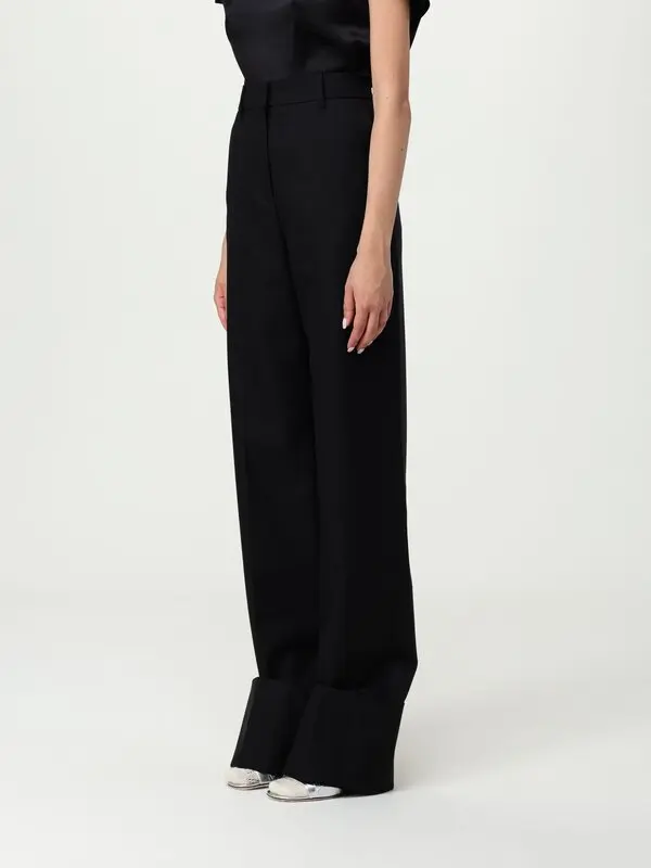 Valentino Garavani Wide Leg Trousers - Black