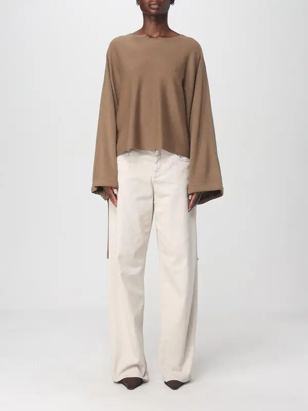 Max Mara Ribbed Pullover - Brown