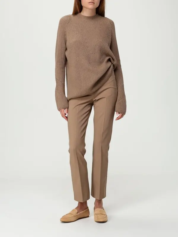 Max Mara Ribbed Knit Sweater - Camel
