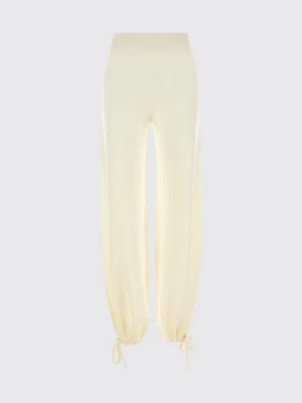 Max Mara Tailored Drawstring Trousers - White