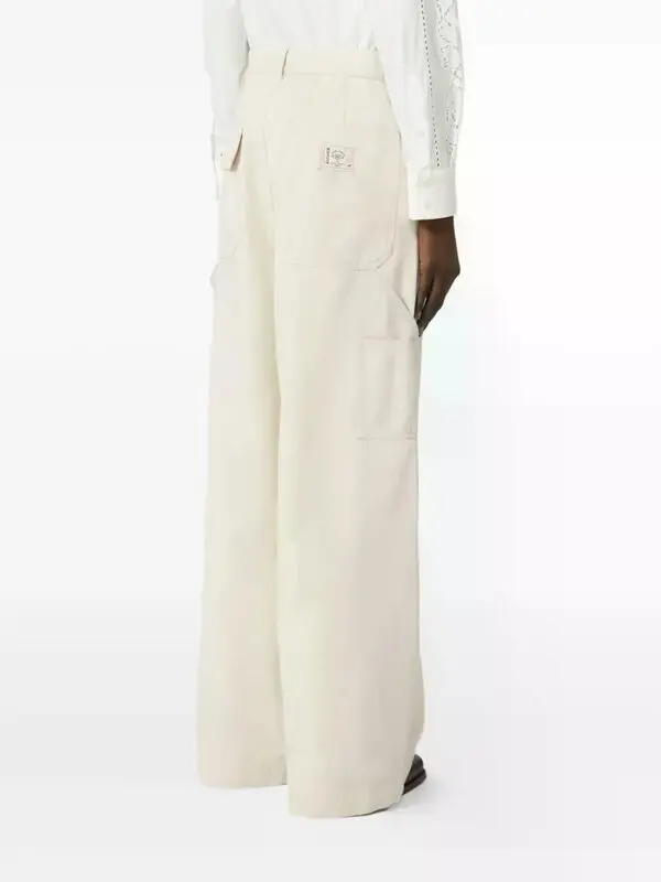 Max Mara High-waisted Cargo Trousers