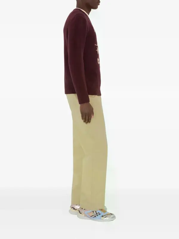 Burberry Equestrian Knight-motif Sweater - Brown