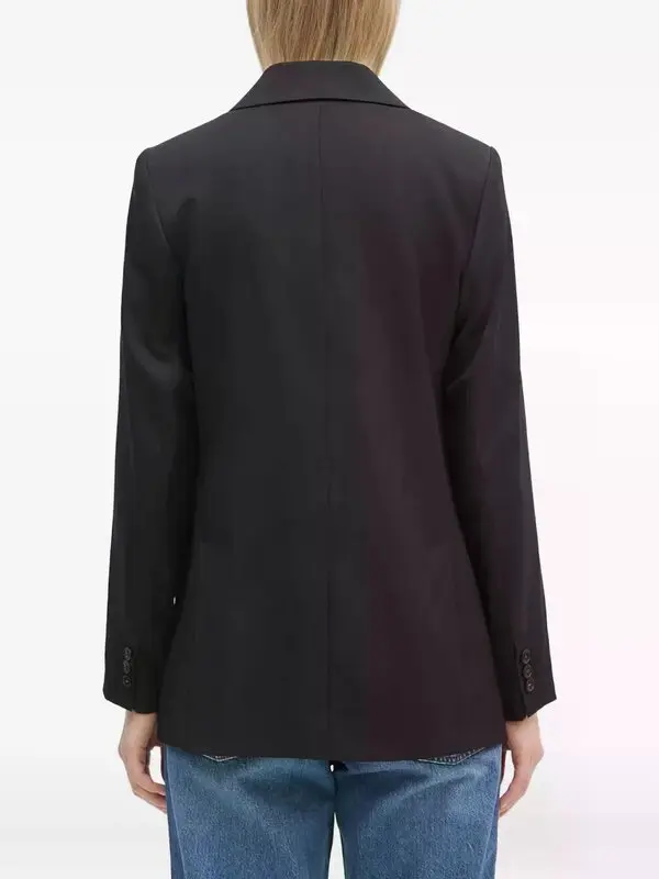 A.p.c. Lucy Double-breasted Wool Blazer - Black