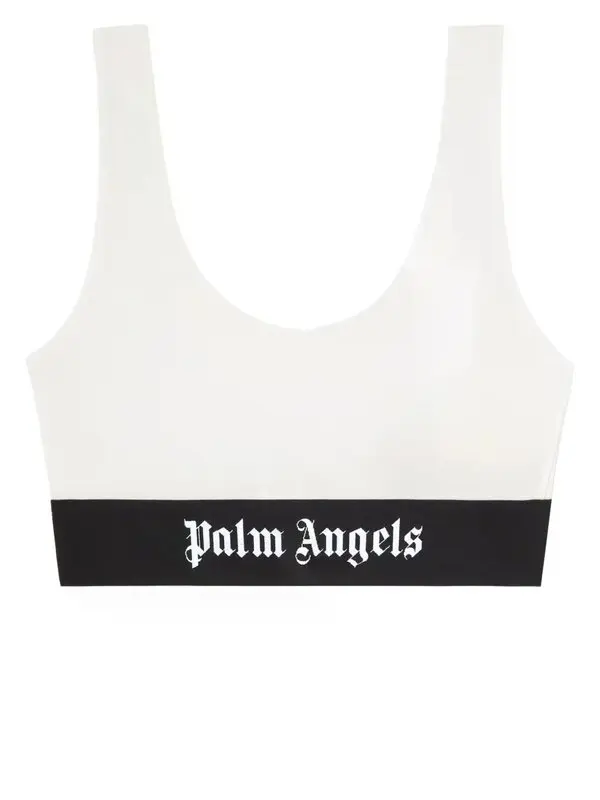 Palm Angels Logo-underband Two-tone Bra