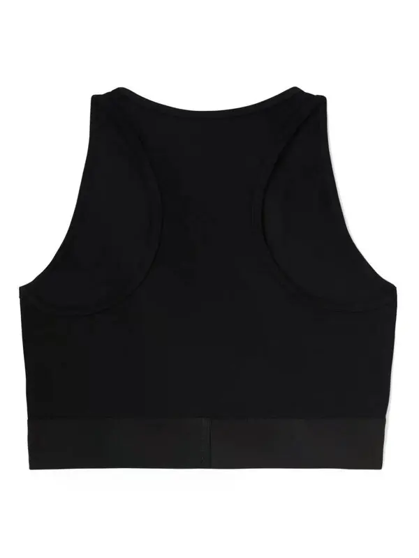 Palm Angels Logo-underband Crew-neck Bra