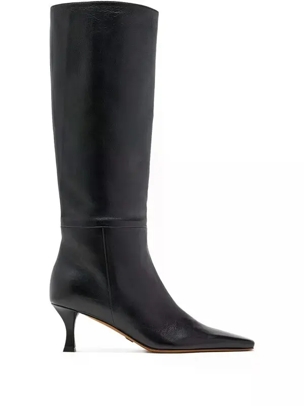 Proenza Schouler Trap Leather Knee-high Boots