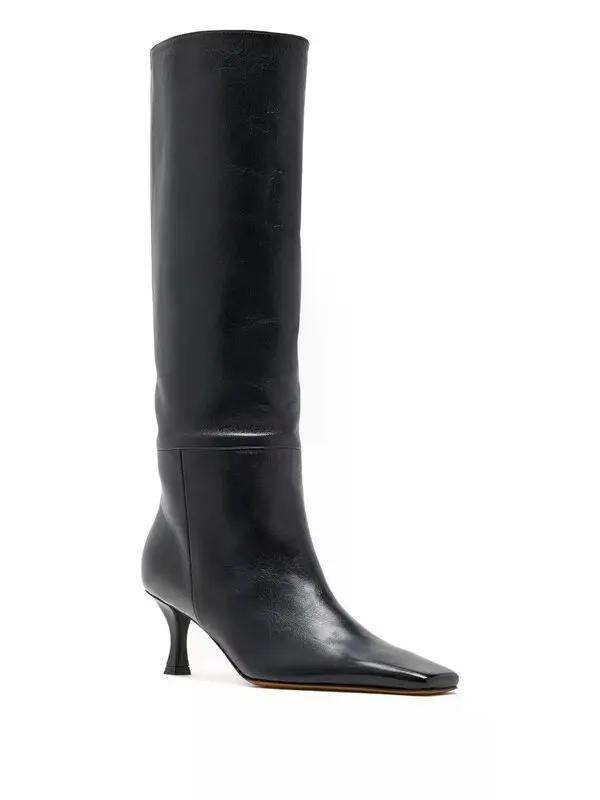 Proenza Schouler Trap Leather Knee-high Boots